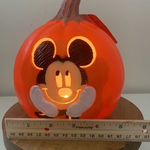 Disney | Holiday | Disney Halloween Mickey Mouse Light Up Pumpkin Brand ...